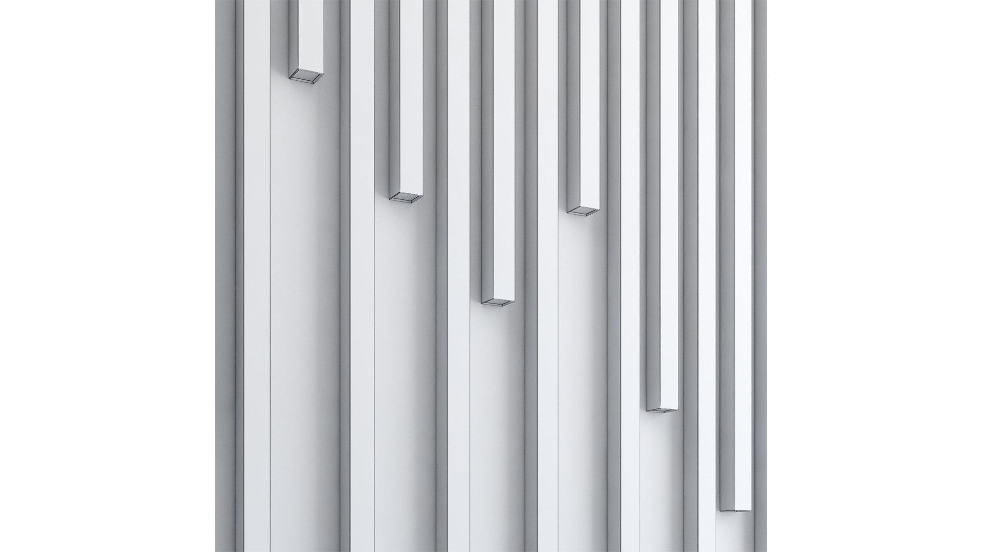 3D Model Fluted Panel 3D With Lighting - TurboSquid 2064694