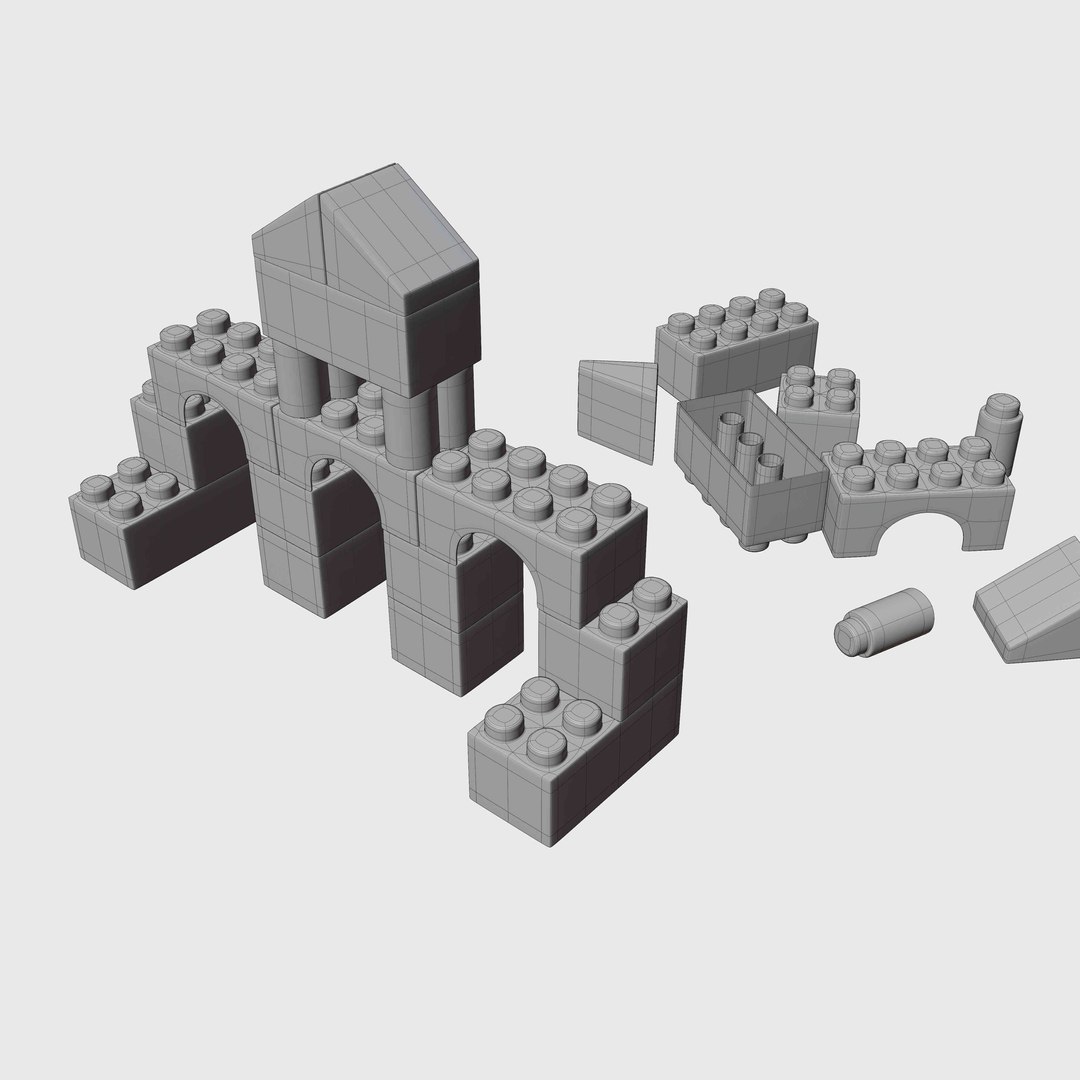 3D Big Toy Blocks Model - TurboSquid 1944893