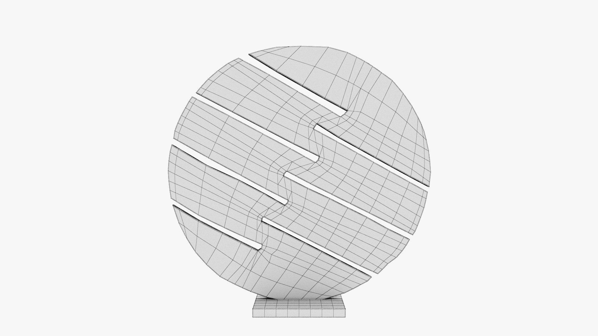 Sculpture Maze Disc 3D Model - TurboSquid 2101287