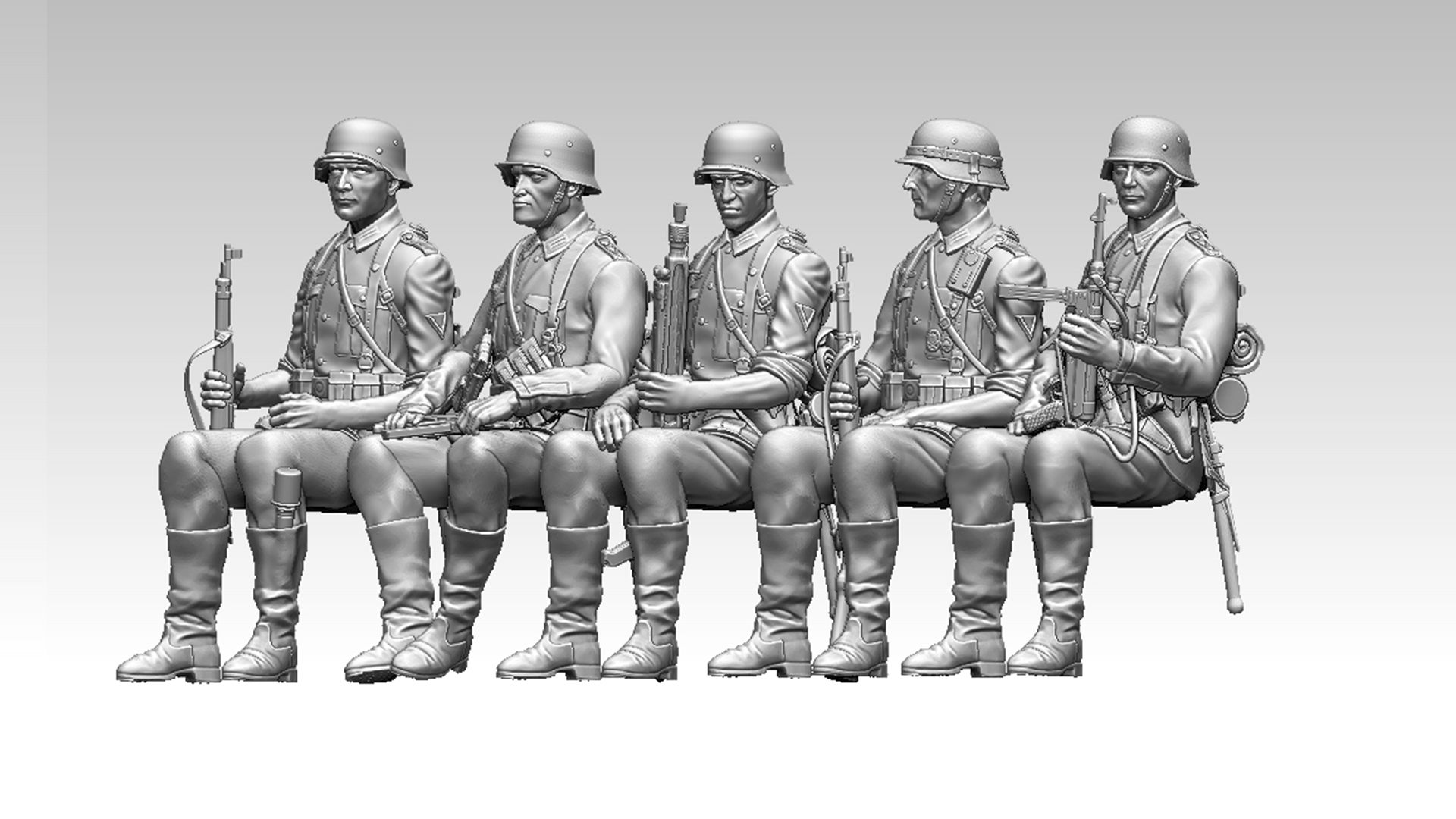 3D model German soldiers ww2 - TurboSquid 1764922