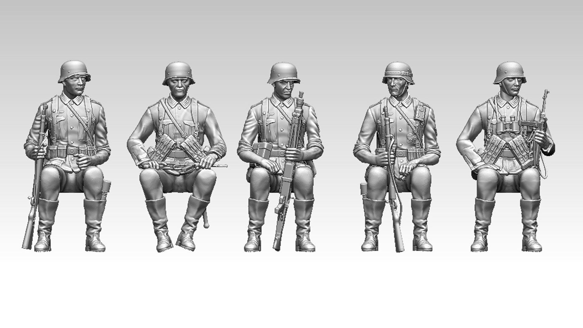 3D model German soldiers ww2 - TurboSquid 1764922