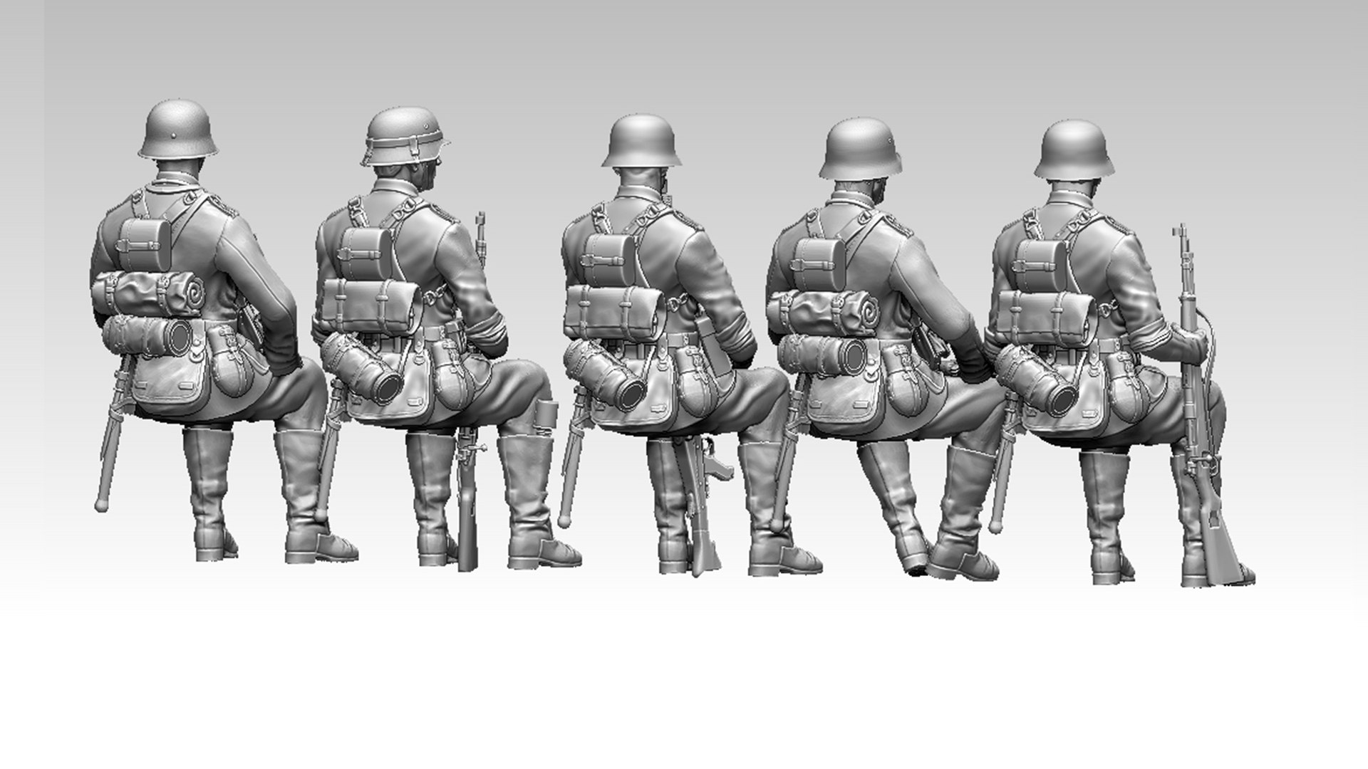 3D model German soldiers ww2 - TurboSquid 1764922