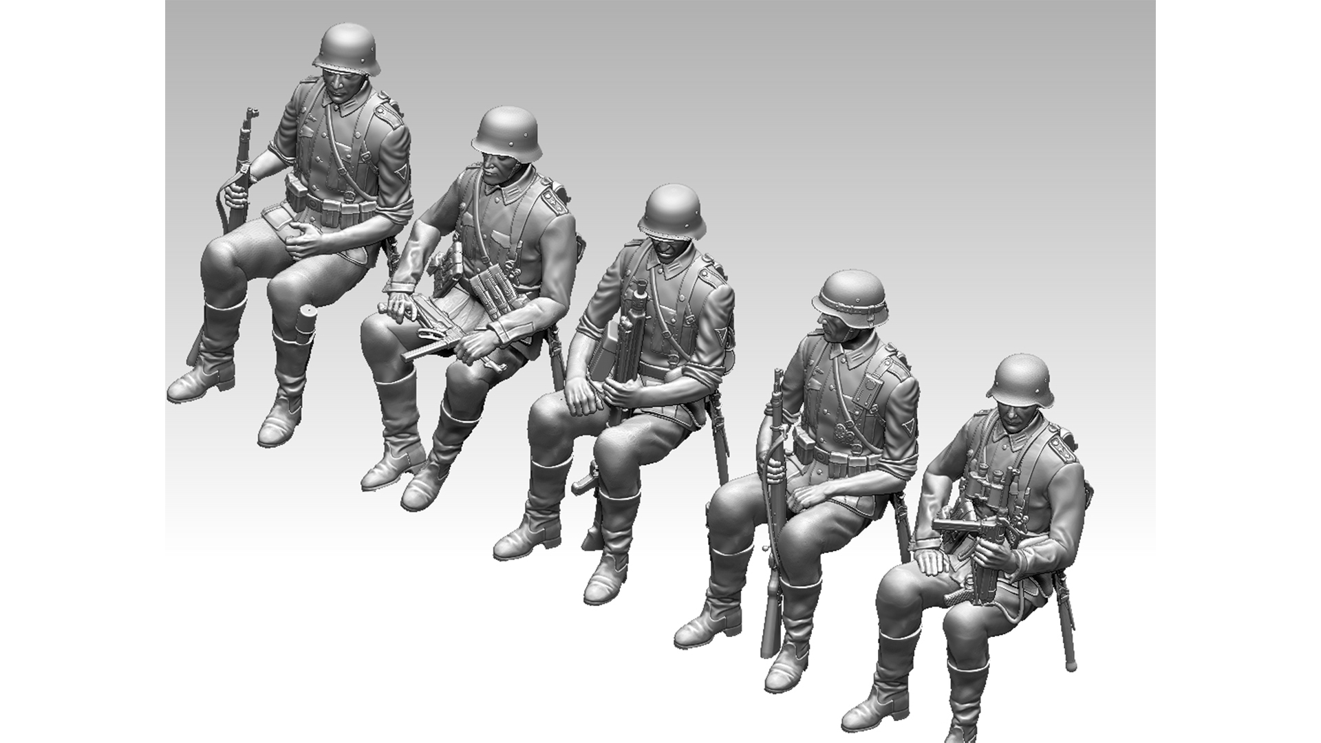 3D model German soldiers ww2 - TurboSquid 1764922