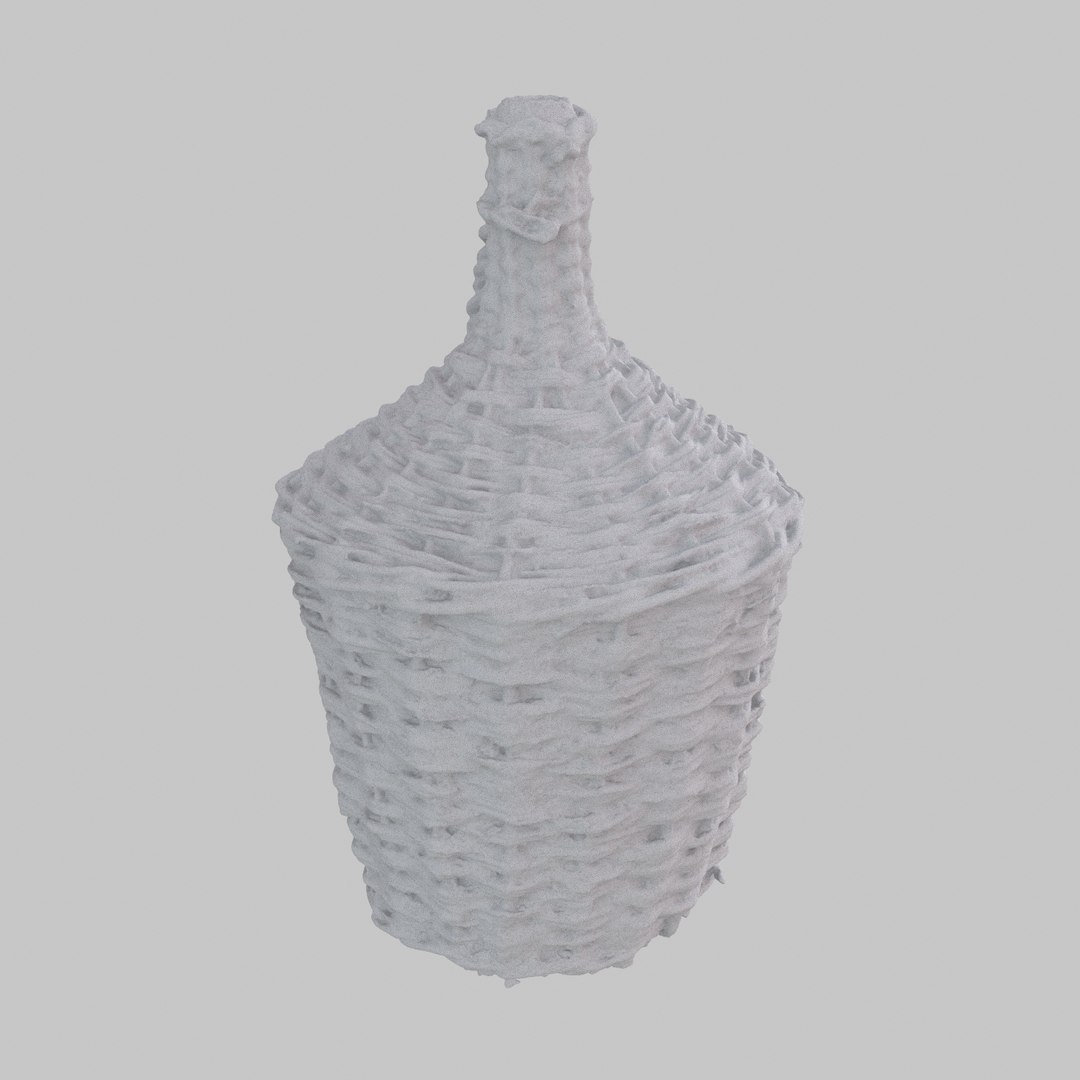 3D carboy wicker model - TurboSquid 1197185