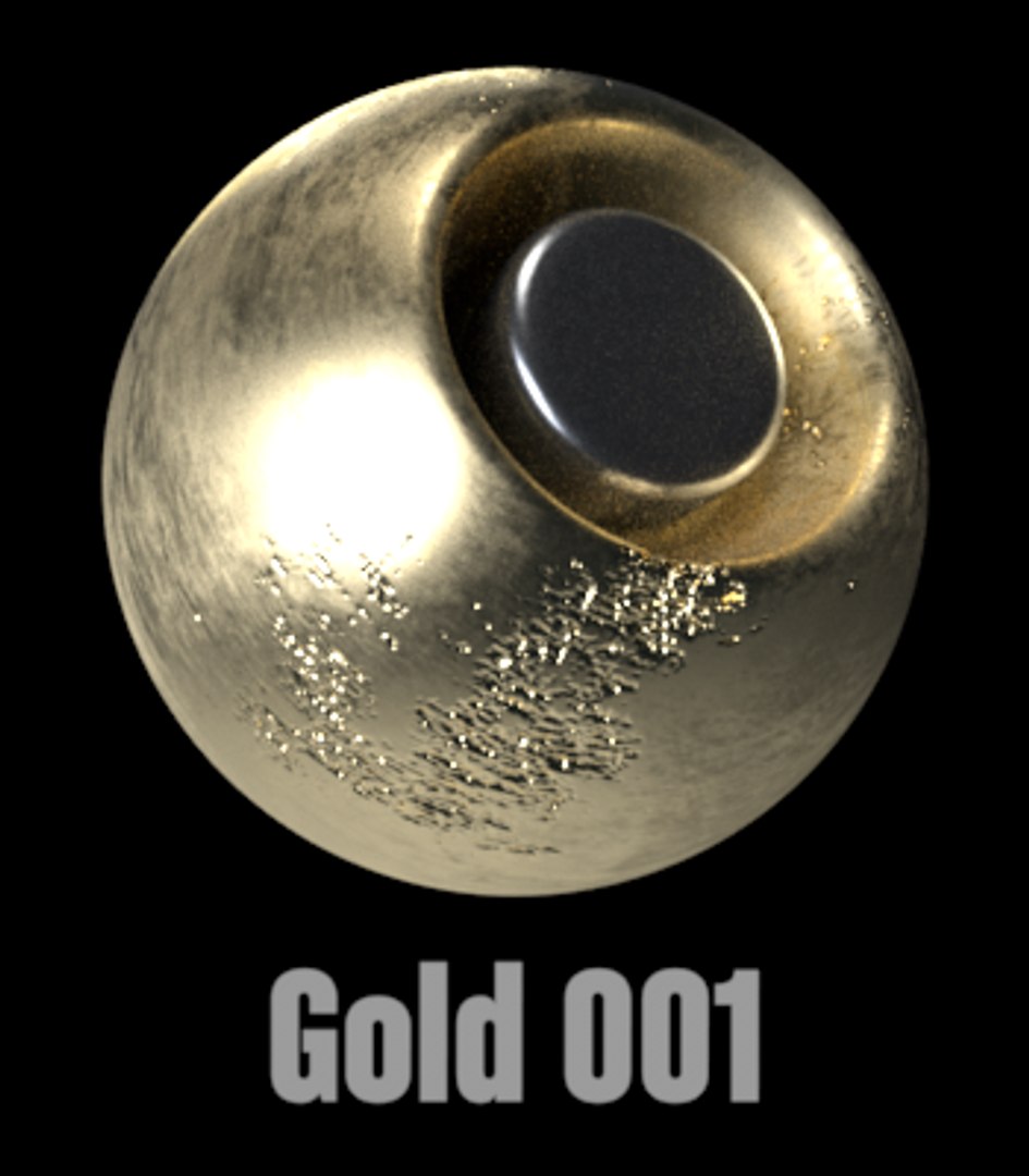 arnold shader metals 1 3d model