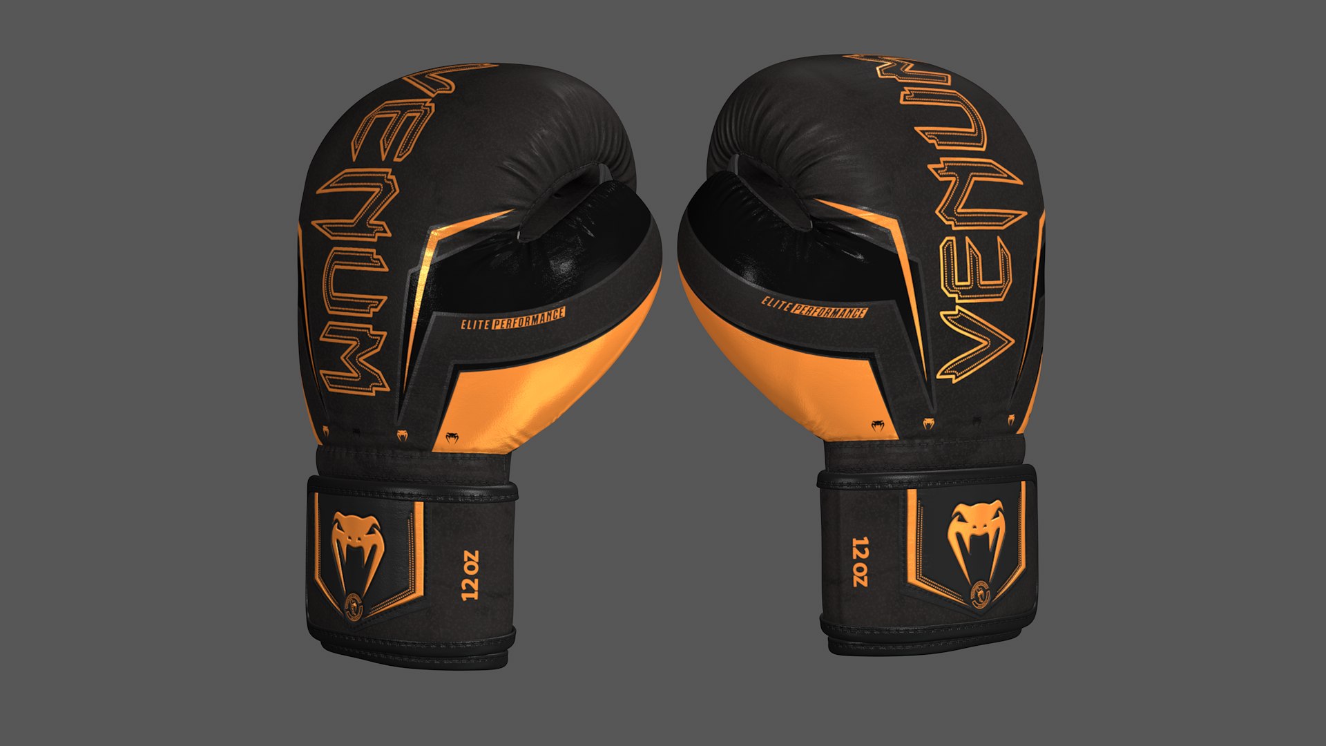 Boxing Punch Gloves Black Venum Elite Evo model - TurboSquid 2044340