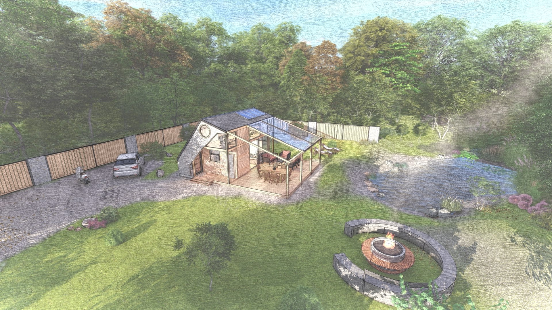 3D Vacation House Cottage Nataly - TurboSquid 1711823