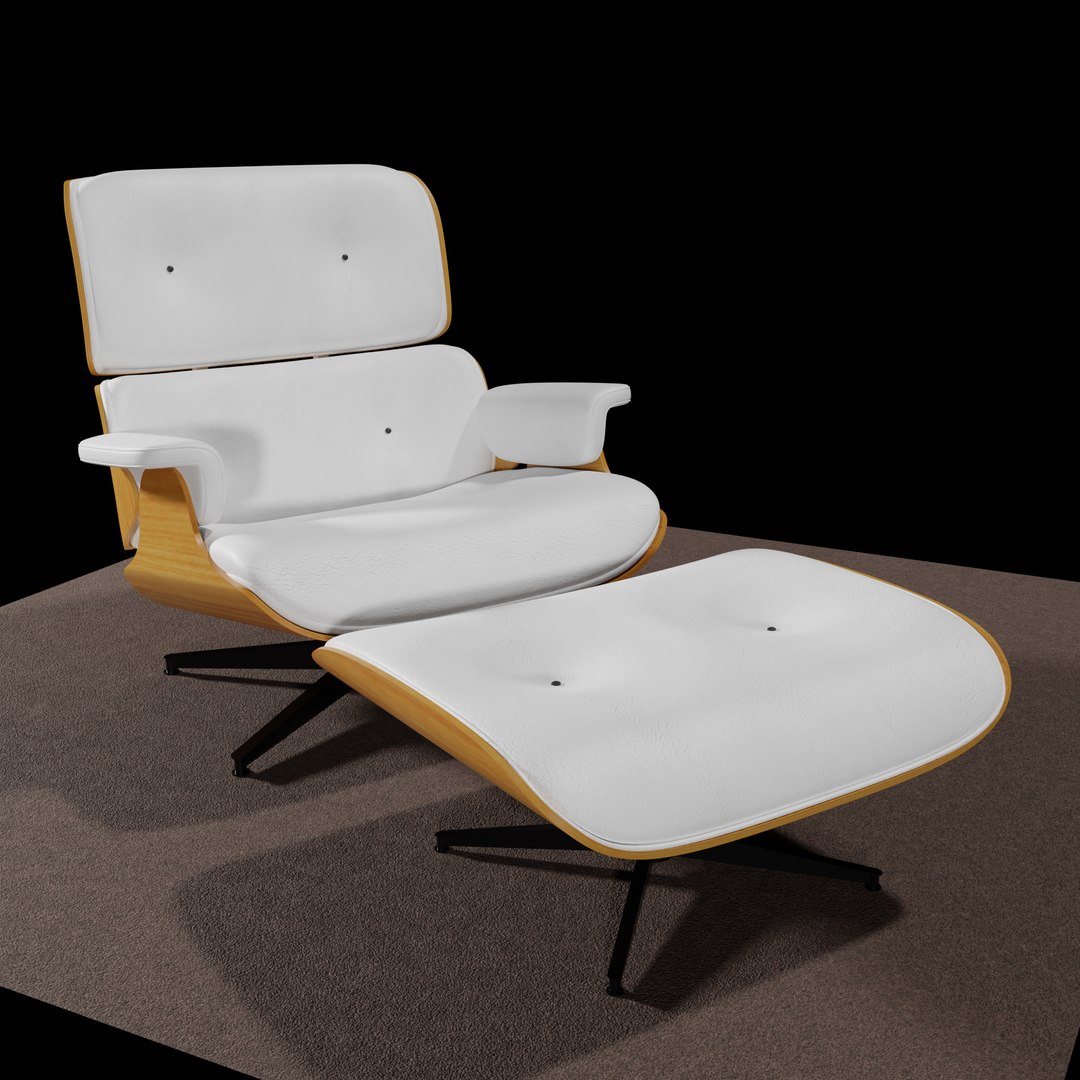 3D eames lounge model - TurboSquid 1713691