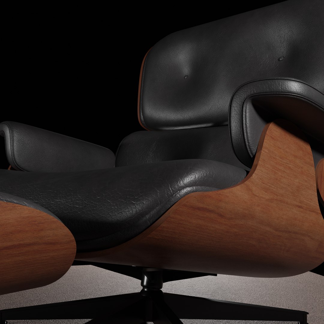 3D eames lounge model - TurboSquid 1713691