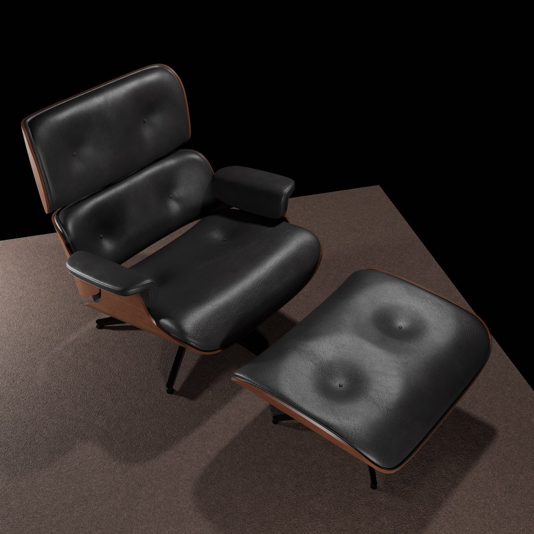 3D eames lounge model - TurboSquid 1713691