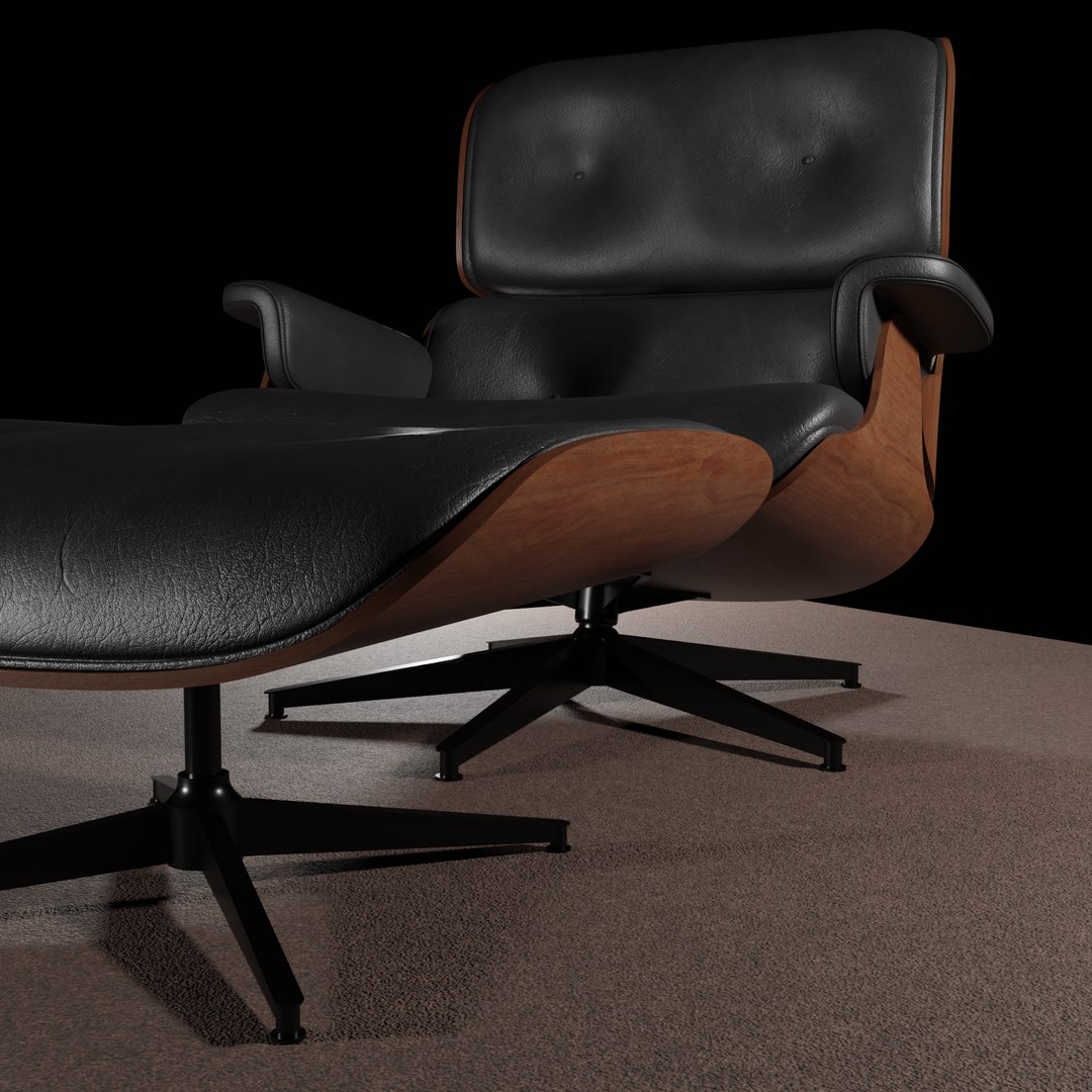 3D eames lounge model - TurboSquid 1713691