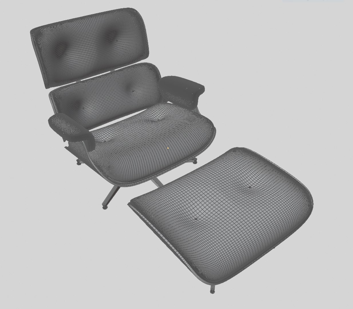 3D eames lounge model - TurboSquid 1713691
