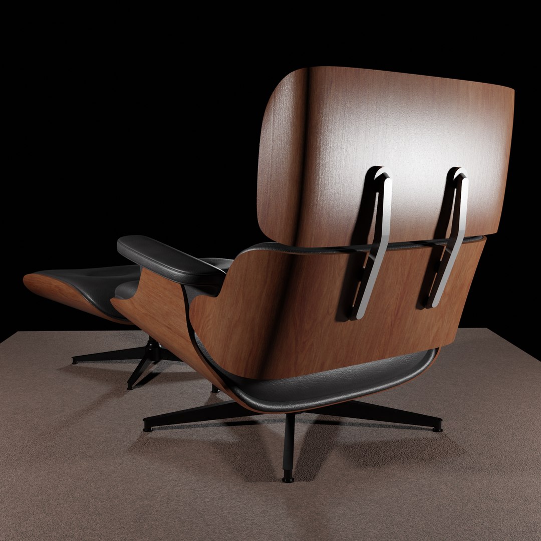 3D eames lounge model - TurboSquid 1713691