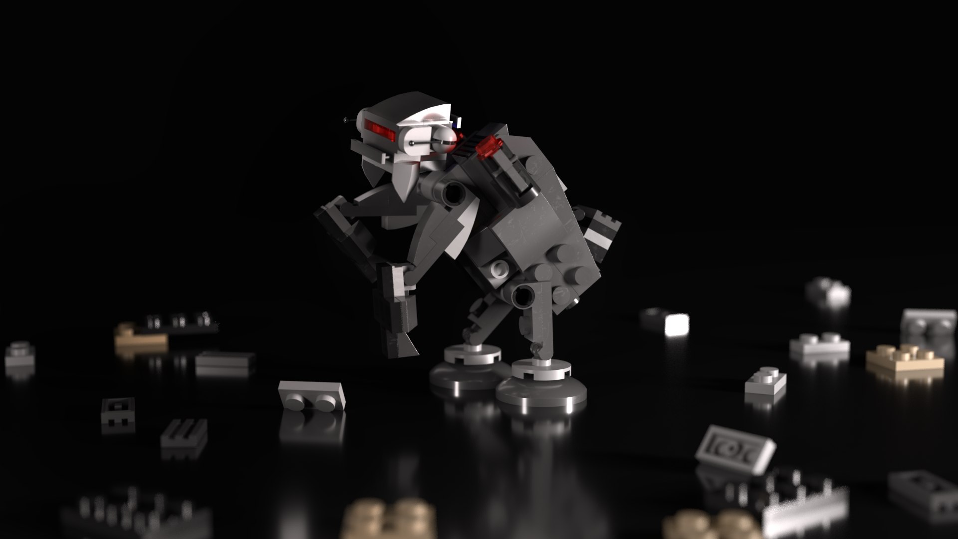 3D Mini AT-AT - TurboSquid 2056351