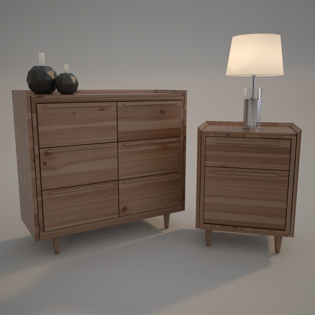 modern set 3d model