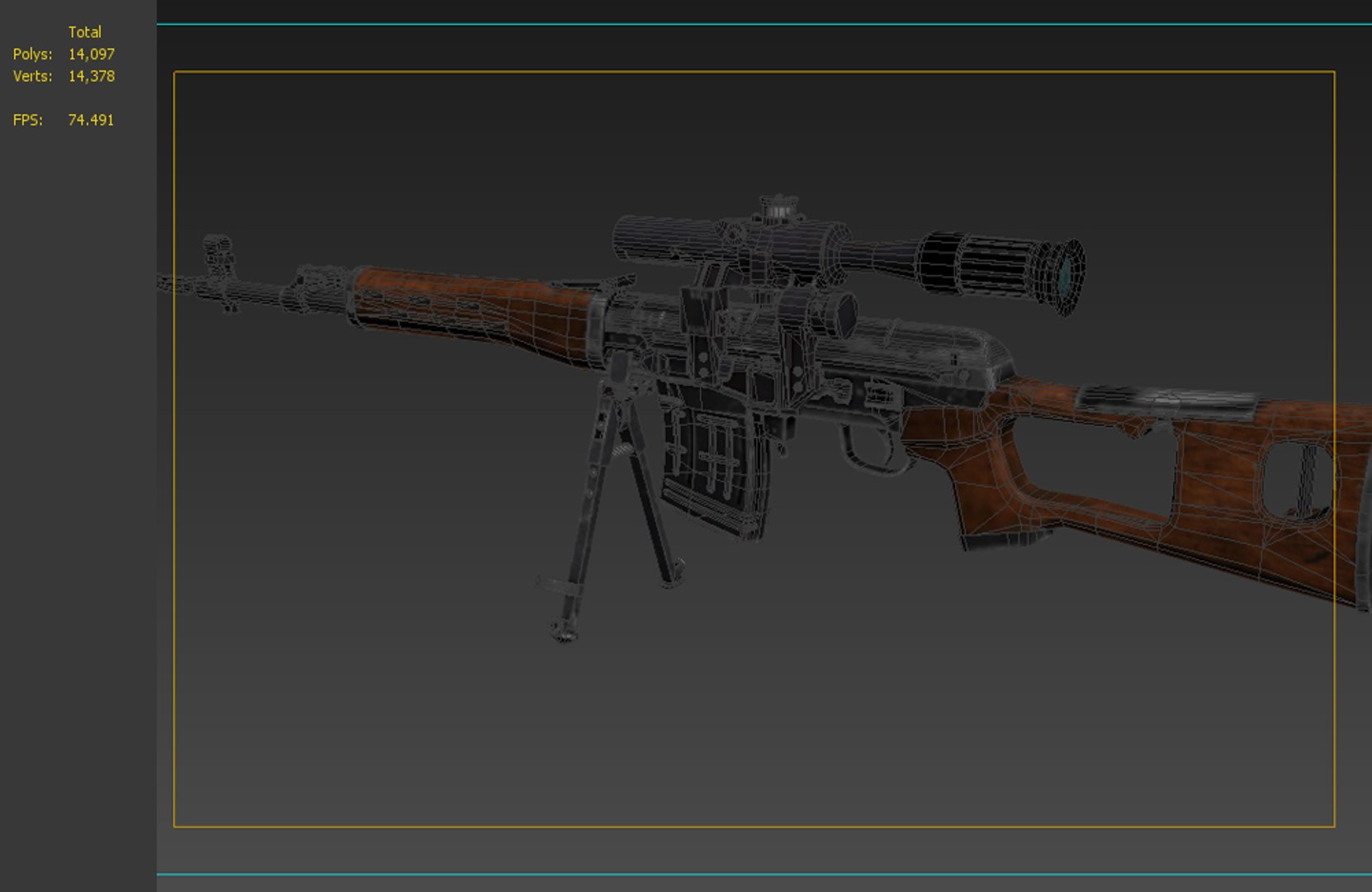 Dragonov Svd Sniper Rifle 3D Model - TurboSquid 1581152