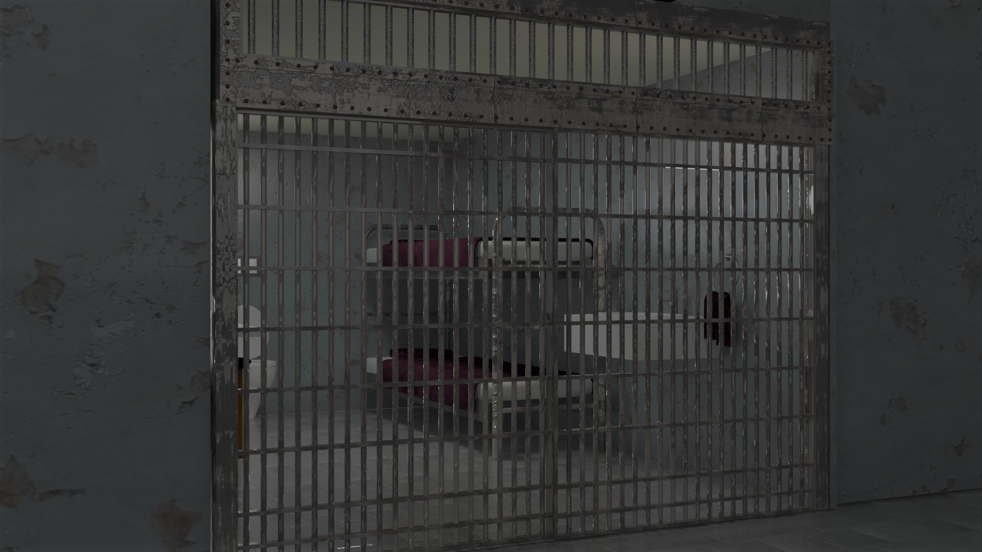 Prison Cell Model - TurboSquid 1532056