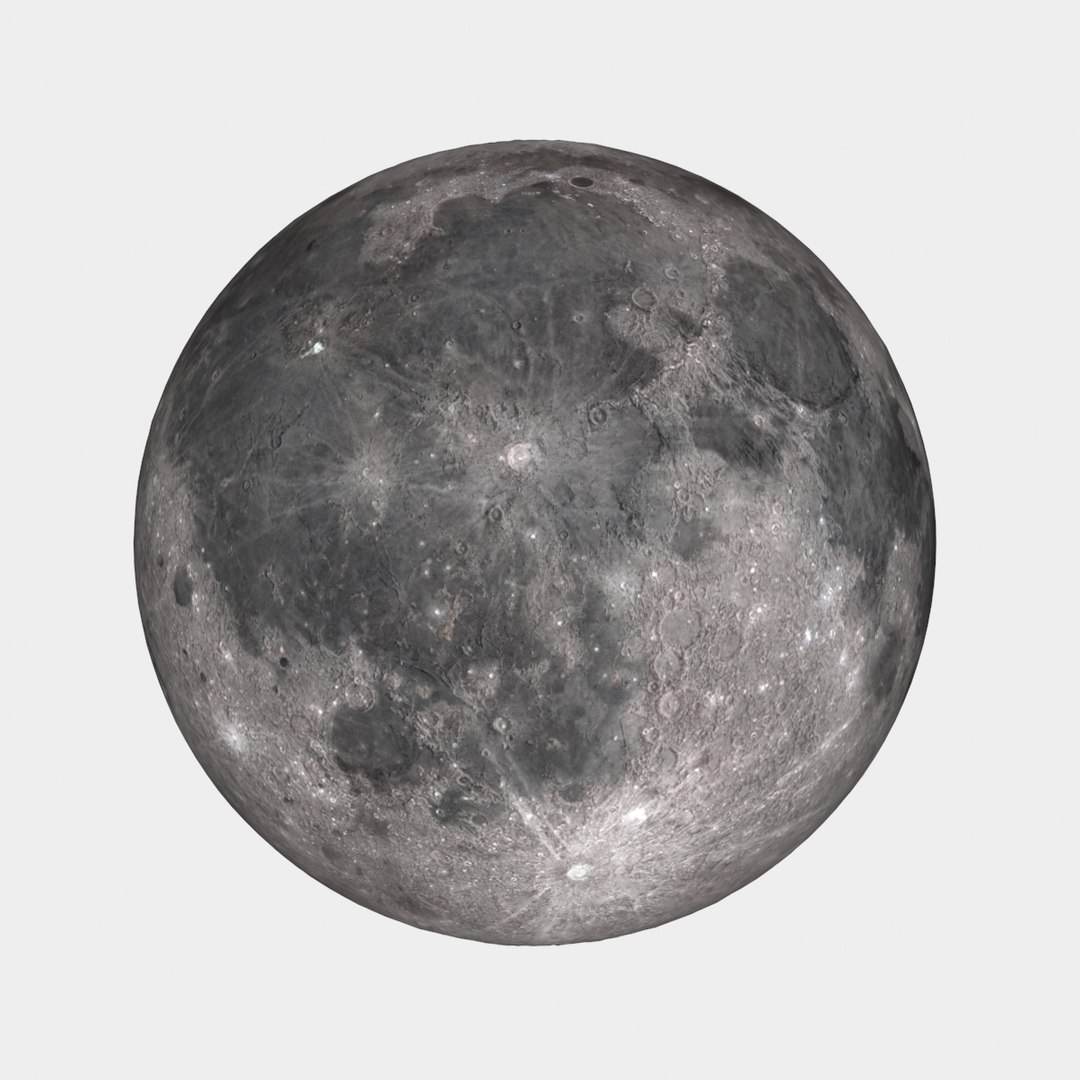 Moon 3D Model - TurboSquid 1188260