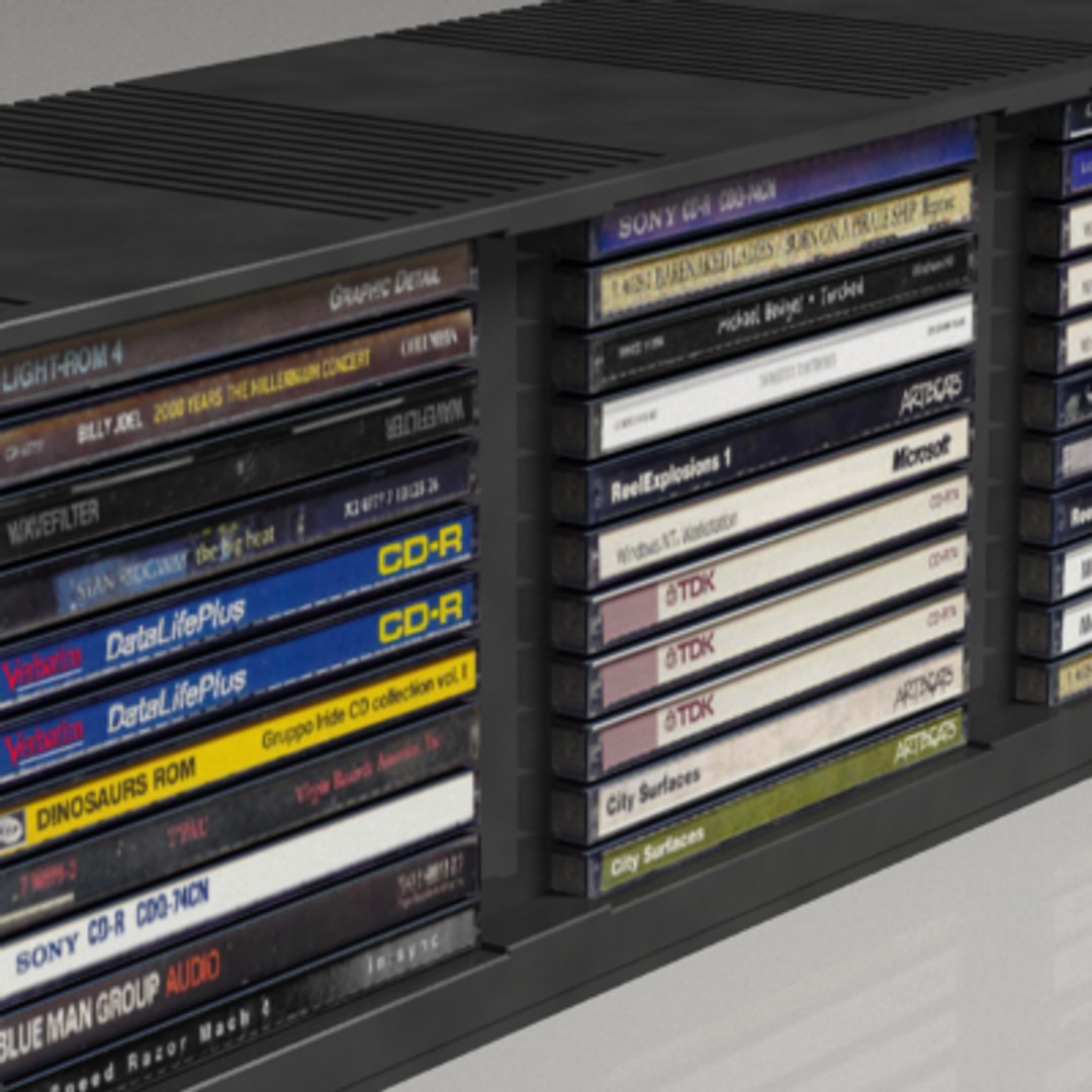 cd storage 3d model