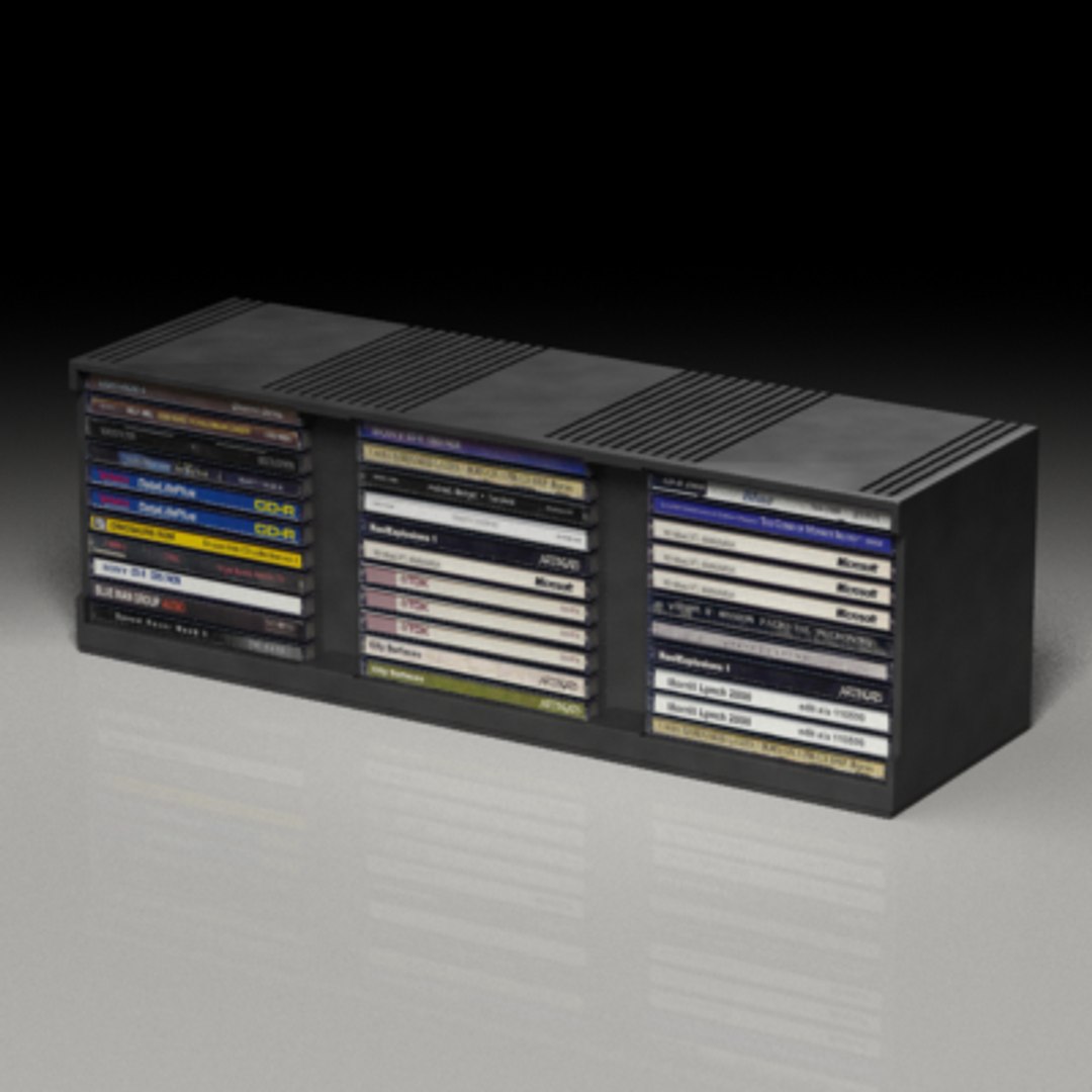 cd storage 3d model
