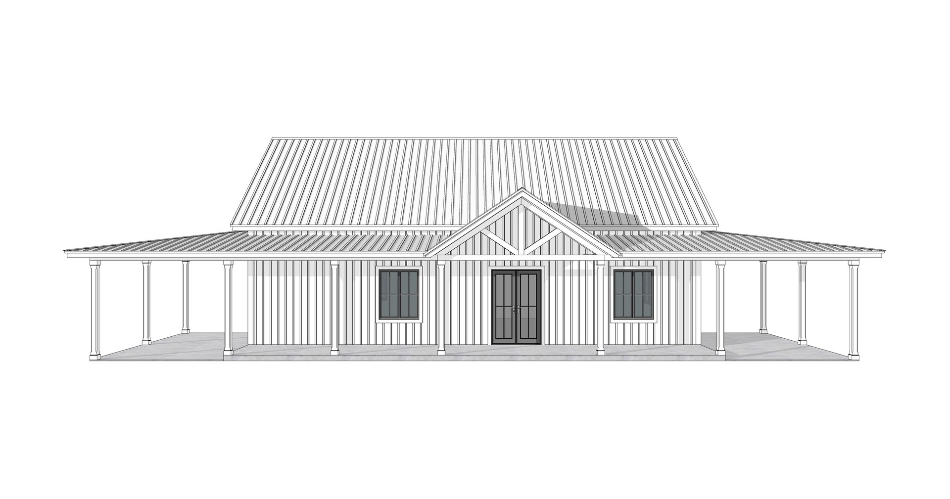 3D Barndominium House-11 - TurboSquid 2238209