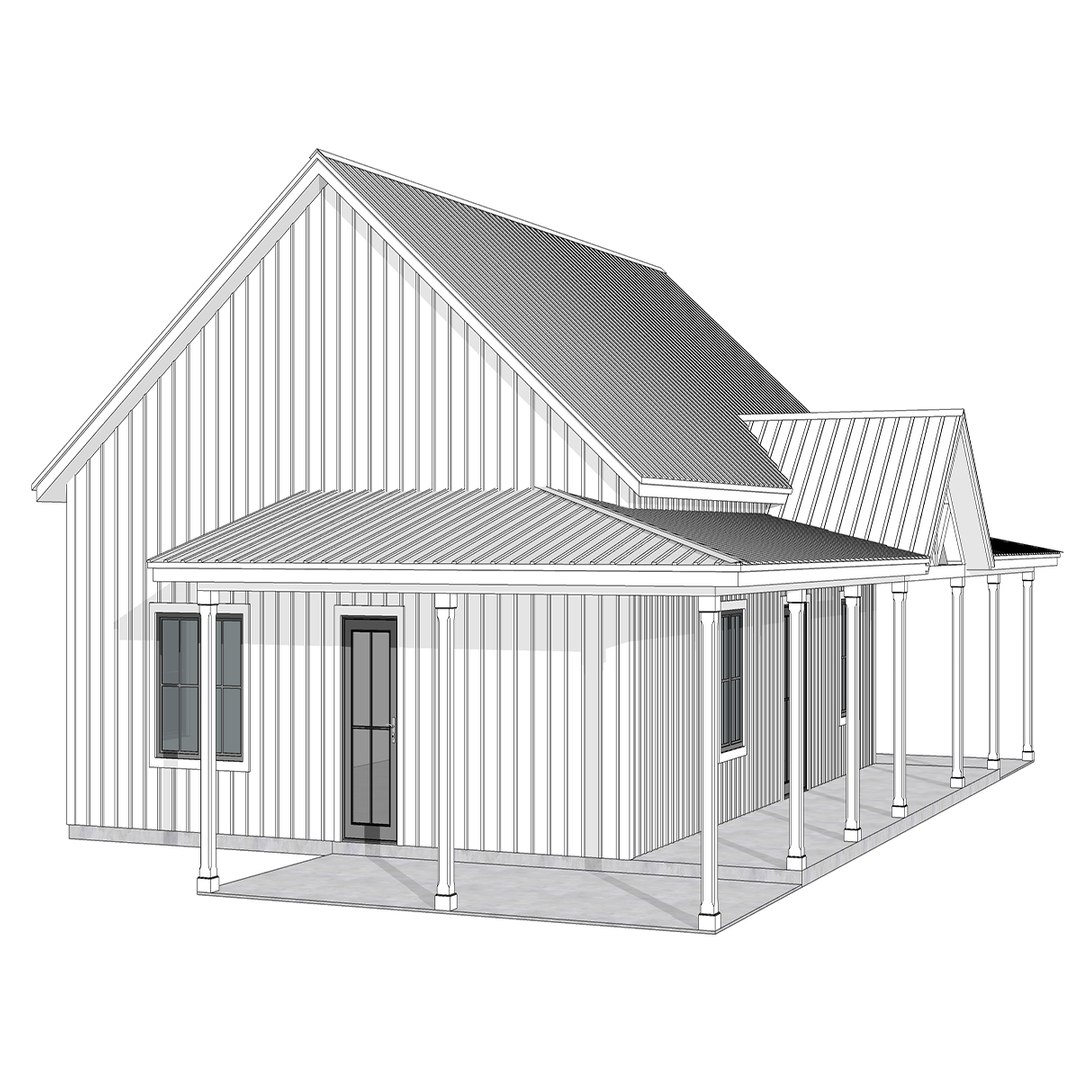 3D Barndominium House-11 - TurboSquid 2238209