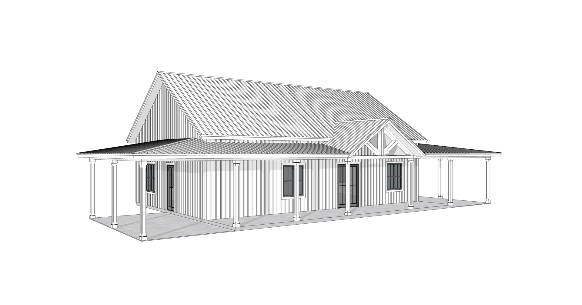 3D Barndominium House-11 - TurboSquid 2238209