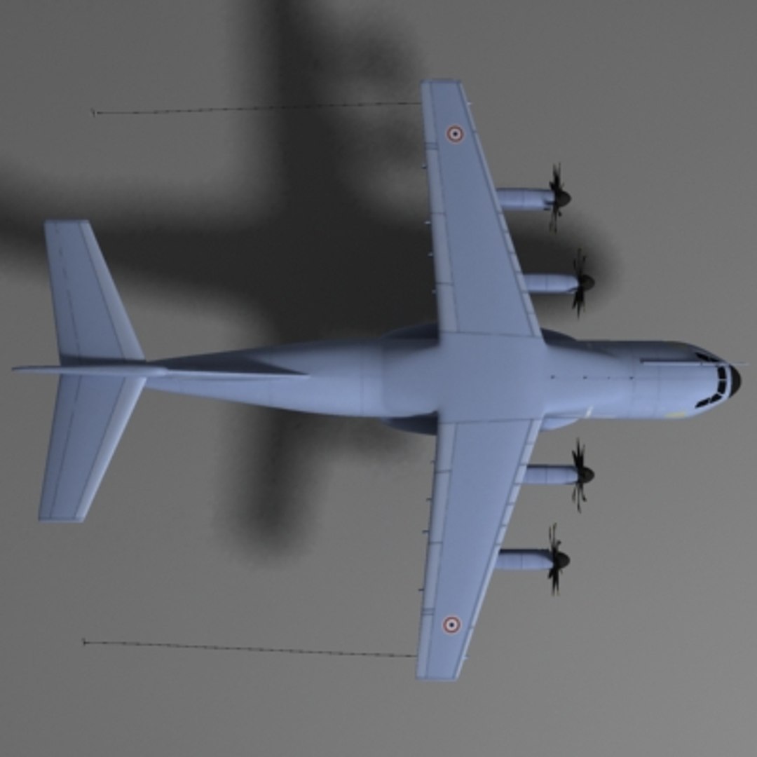 3d Model A400m Airbus Transport Airplane