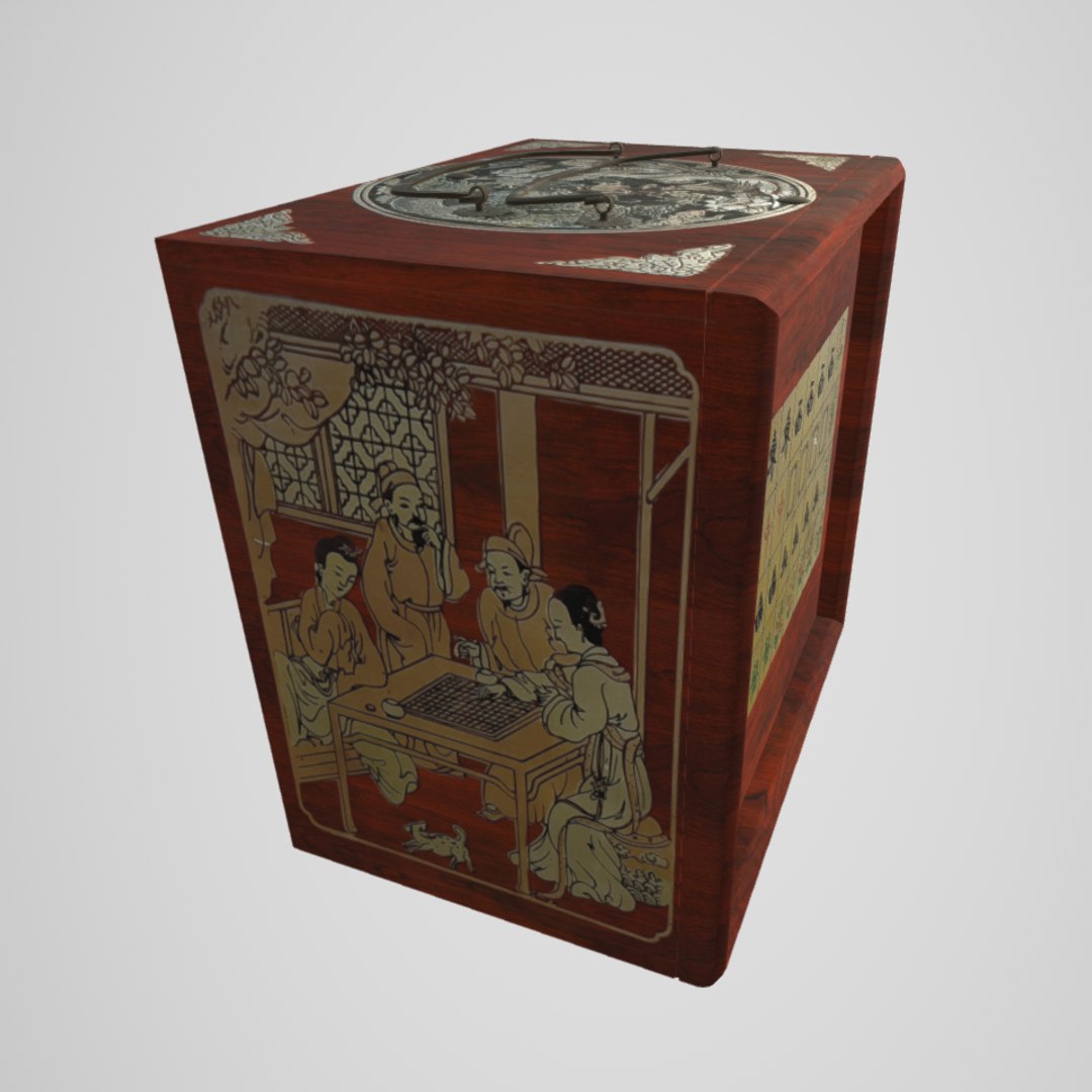 Mahjong Set 3D Model - TurboSquid 1218313