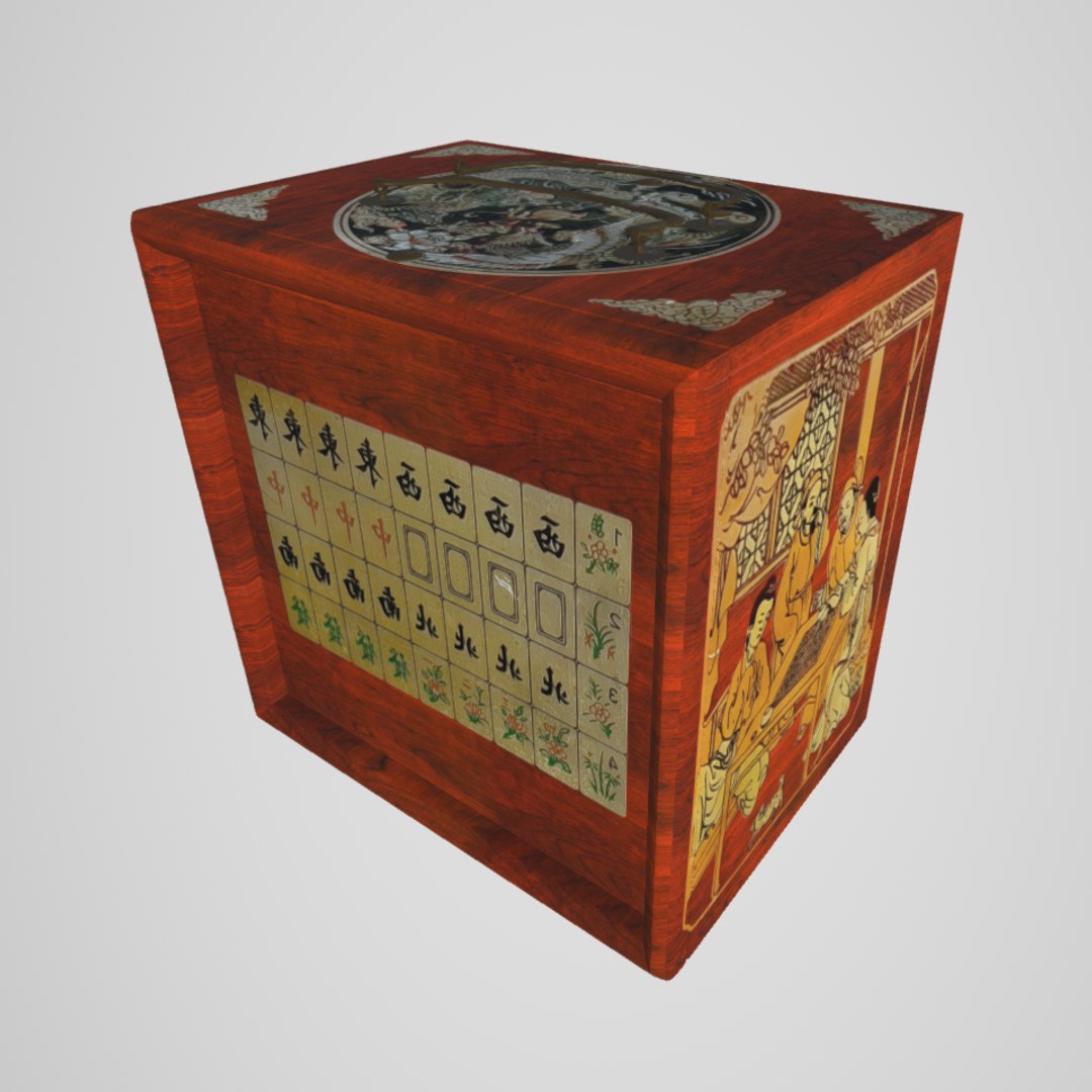 Mahjong Set 3D Model - TurboSquid 1218313