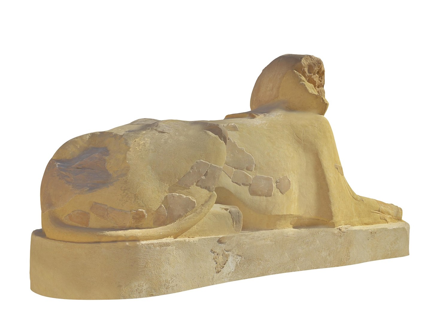 Sphinx Ancient Monument 3D Model - TurboSquid 1521222
