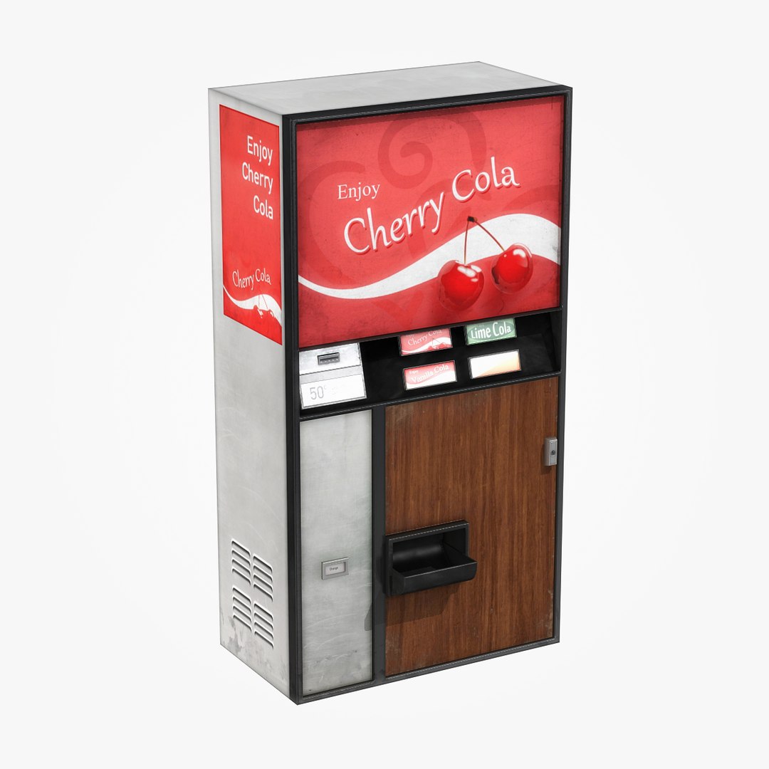 3D cola machine - TurboSquid 1701401