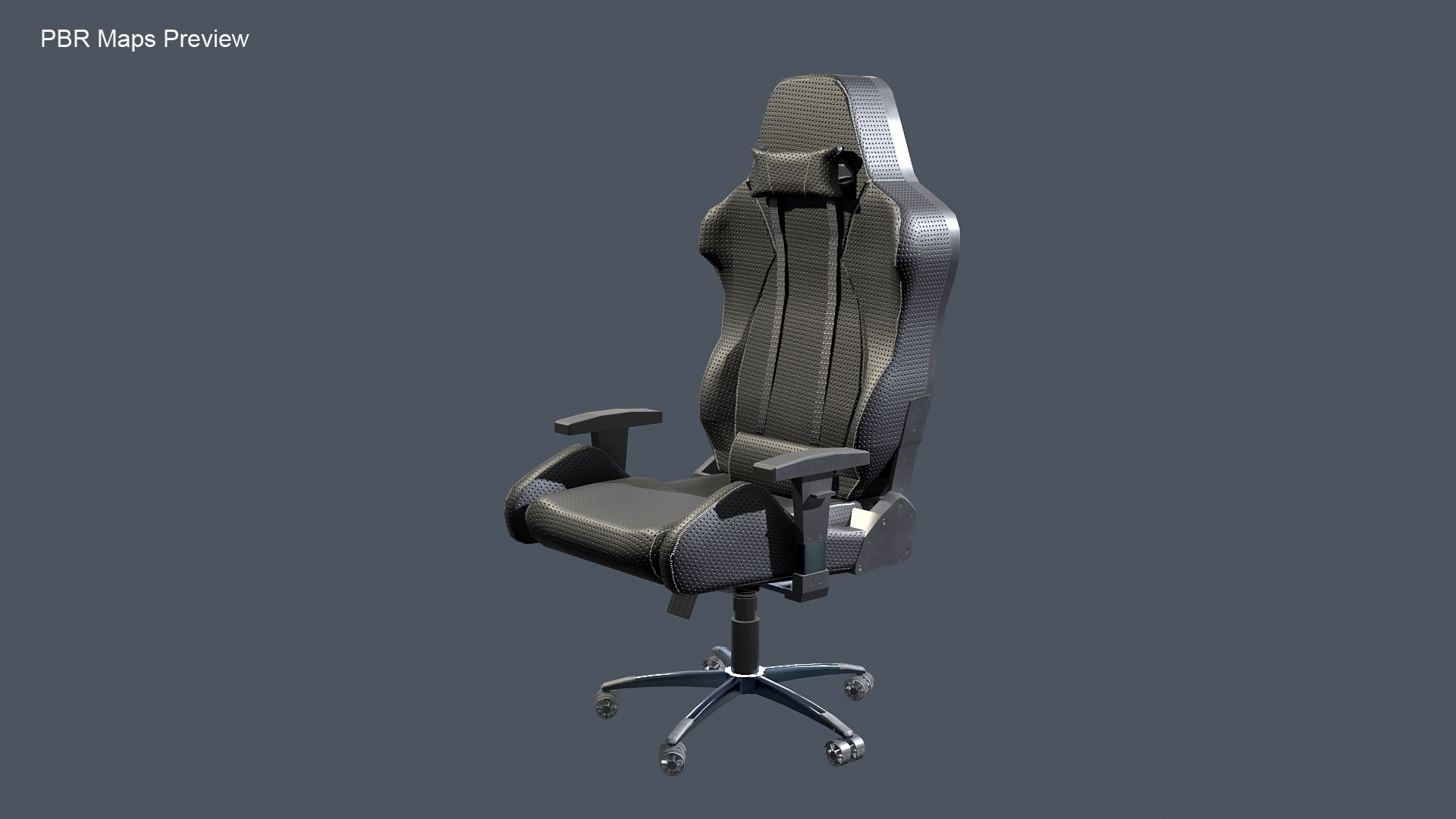 3D Gaming Chair Model - TurboSquid 2039997