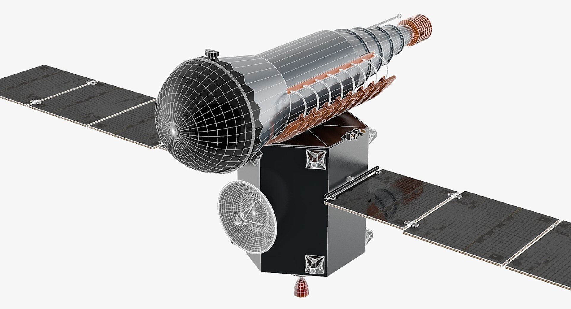 Generic Satellite 3D Model - TurboSquid 1609465