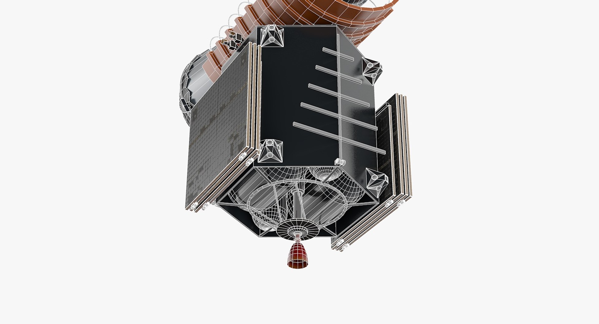 Generic Satellite 3D Model - TurboSquid 1609465