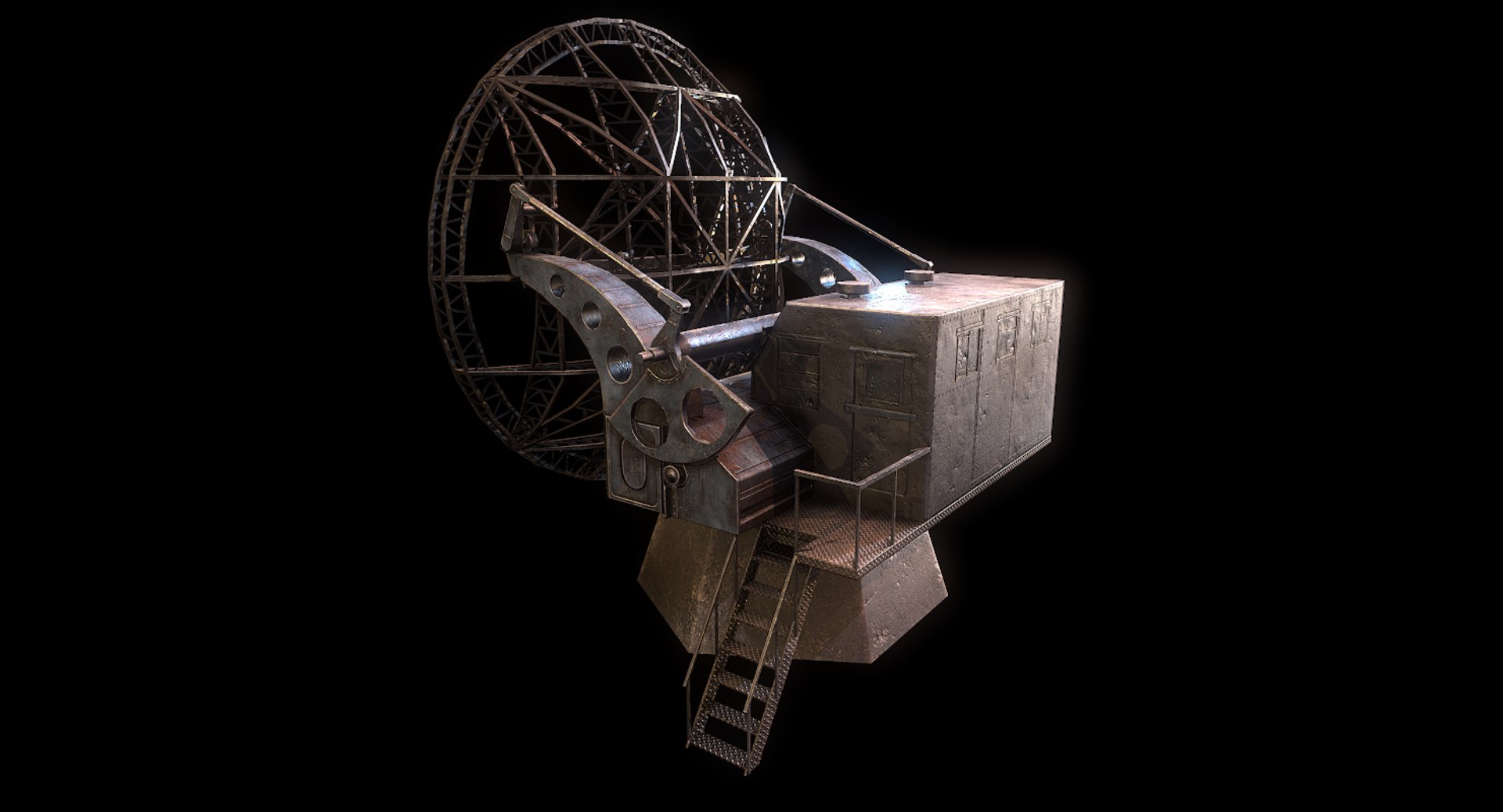 3D Radar Wwii Model - TurboSquid 1580095