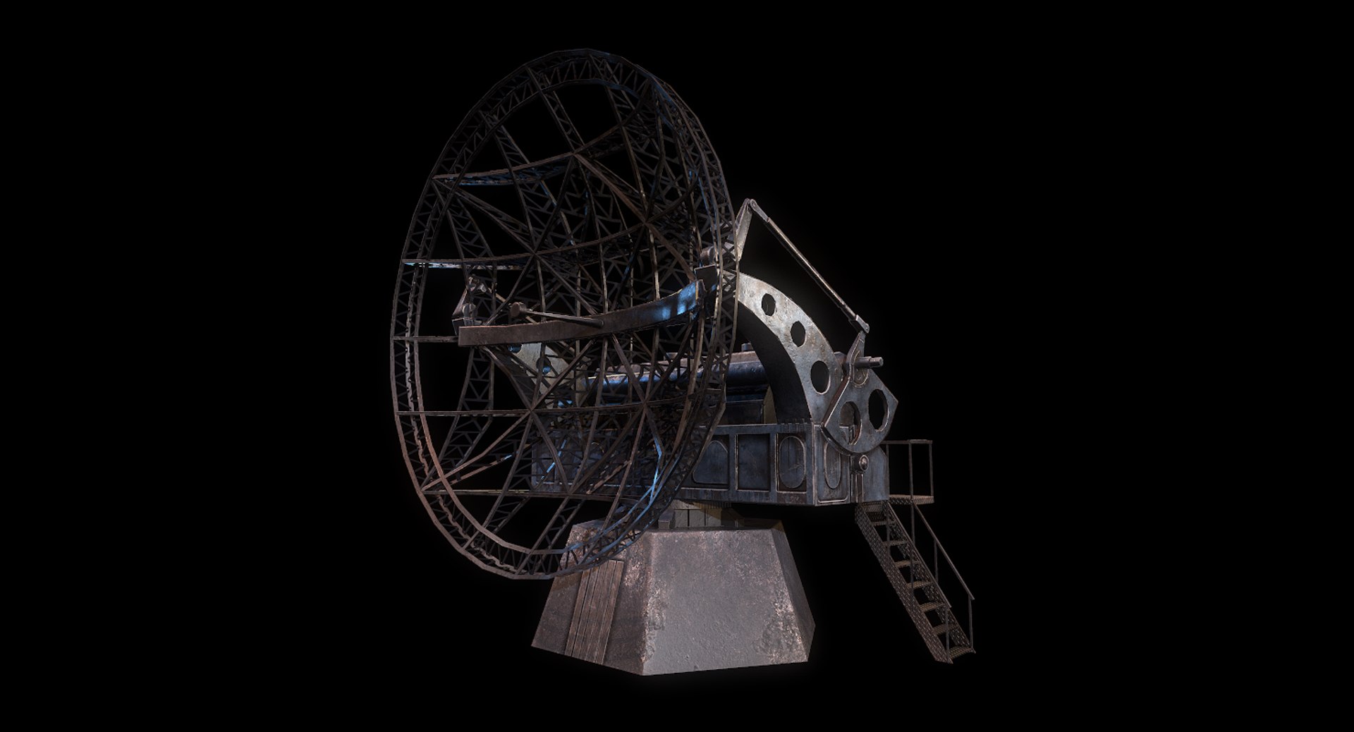 3D Radar Wwii Model - TurboSquid 1580095