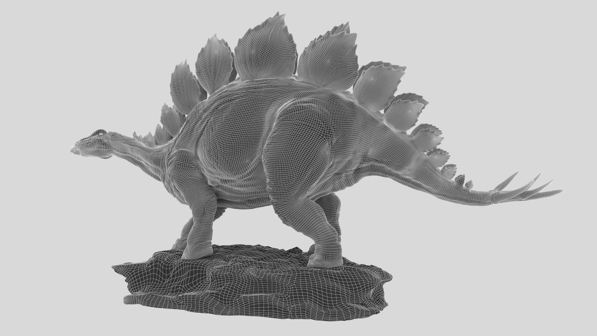 Stegosaurus Statue 3D Model - TurboSquid 2295764