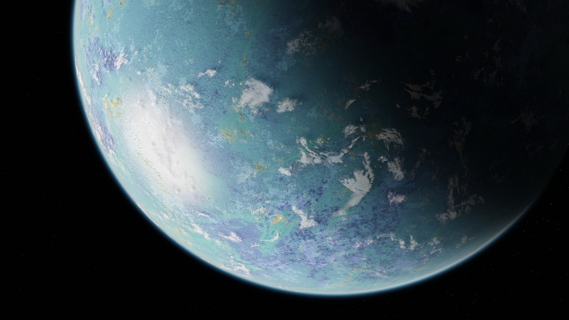 8K Alien Water Planet 10 3D Model - TurboSquid 1930495