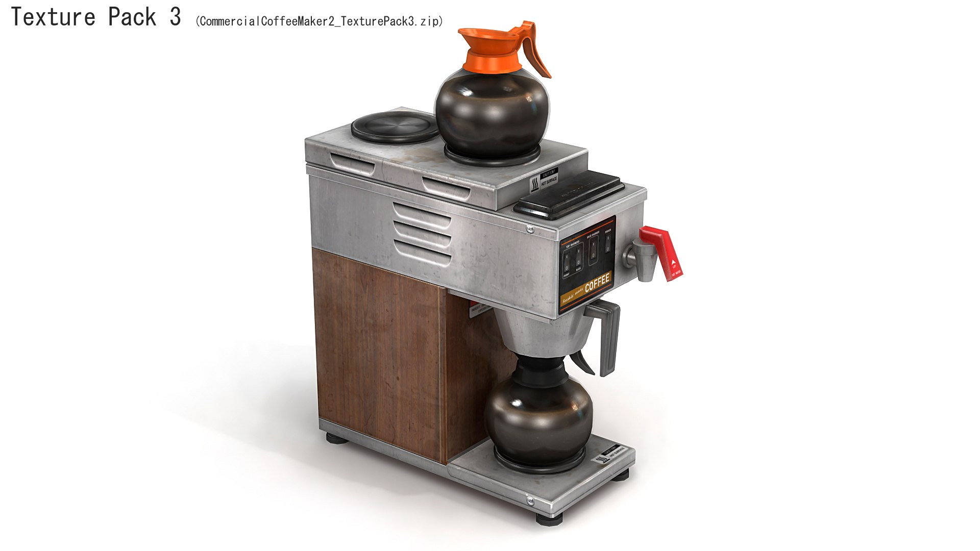 Commercial Coffee Maker 3D Model - TurboSquid 1543358
