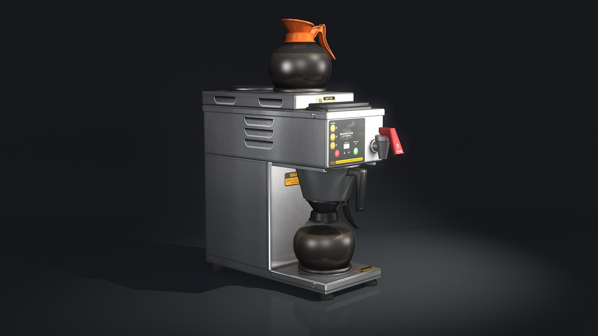 Commercial Coffee Maker 3D Model - TurboSquid 1543358