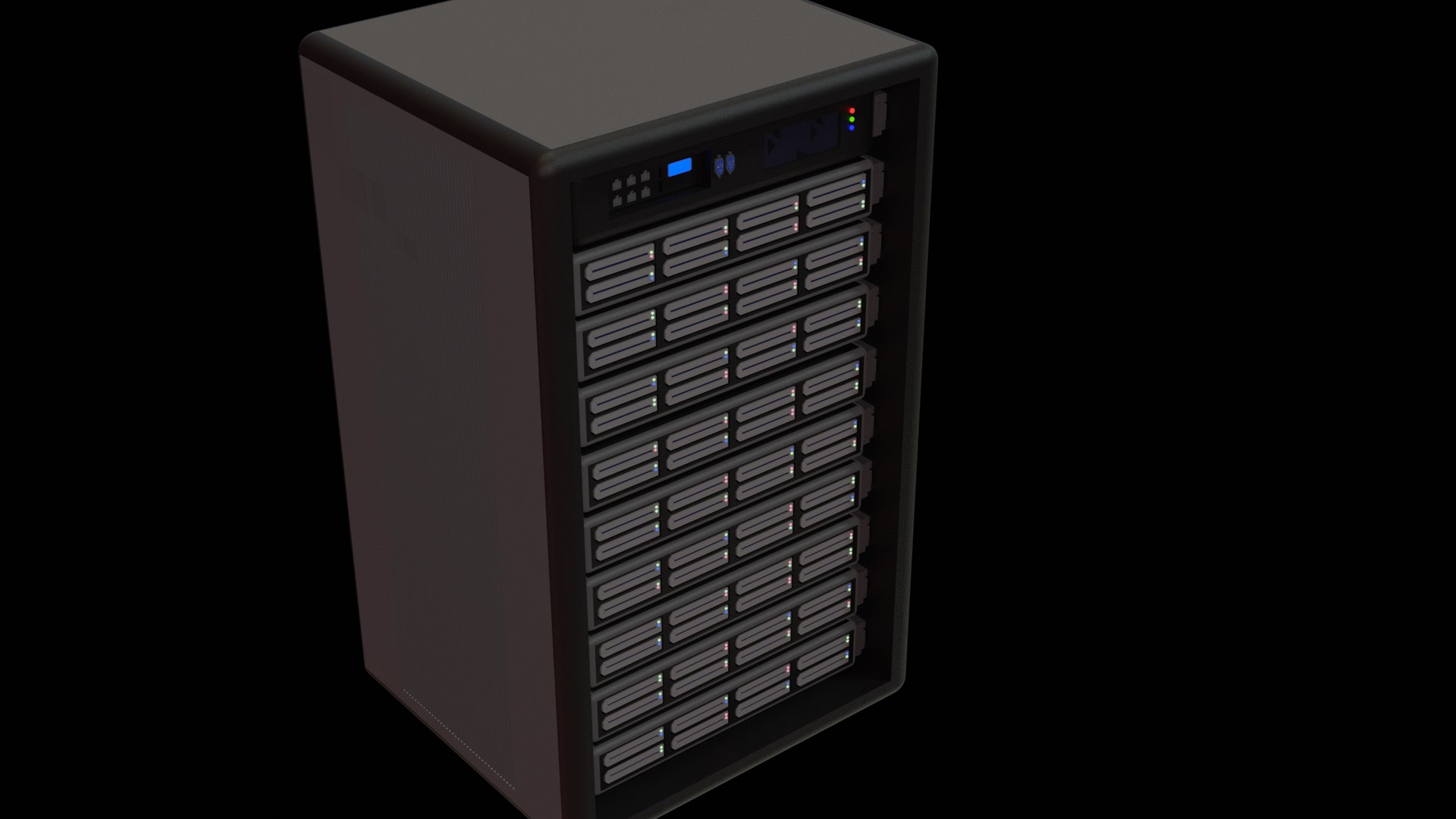 3D Low Poly Server Rack - TurboSquid 1942694