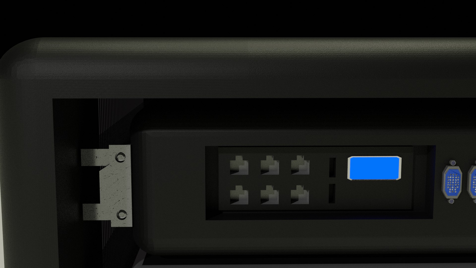 3D Low Poly Server Rack - TurboSquid 1942694