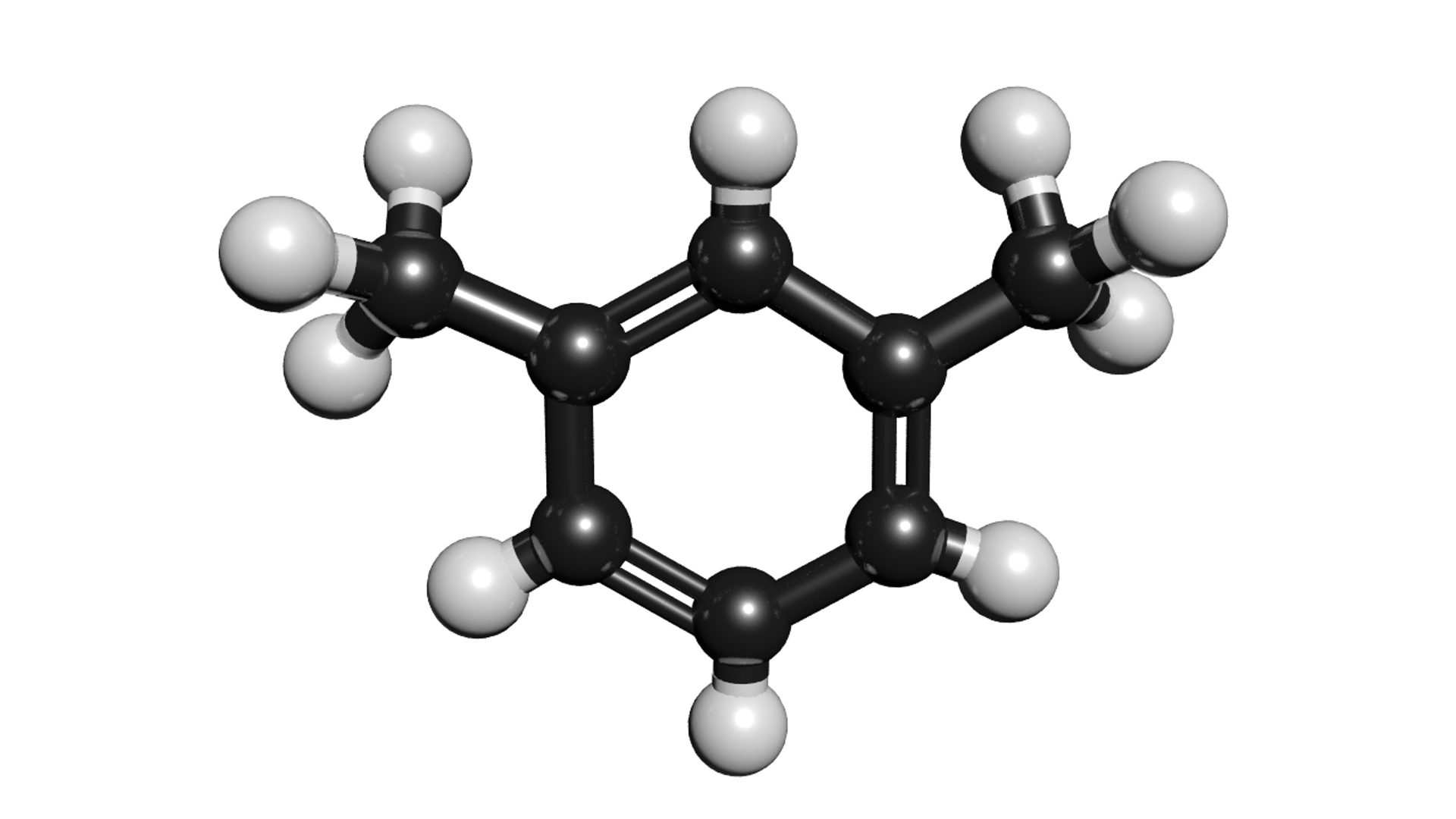 Xylene Molecule C8h10 3D Model - TurboSquid 1427488