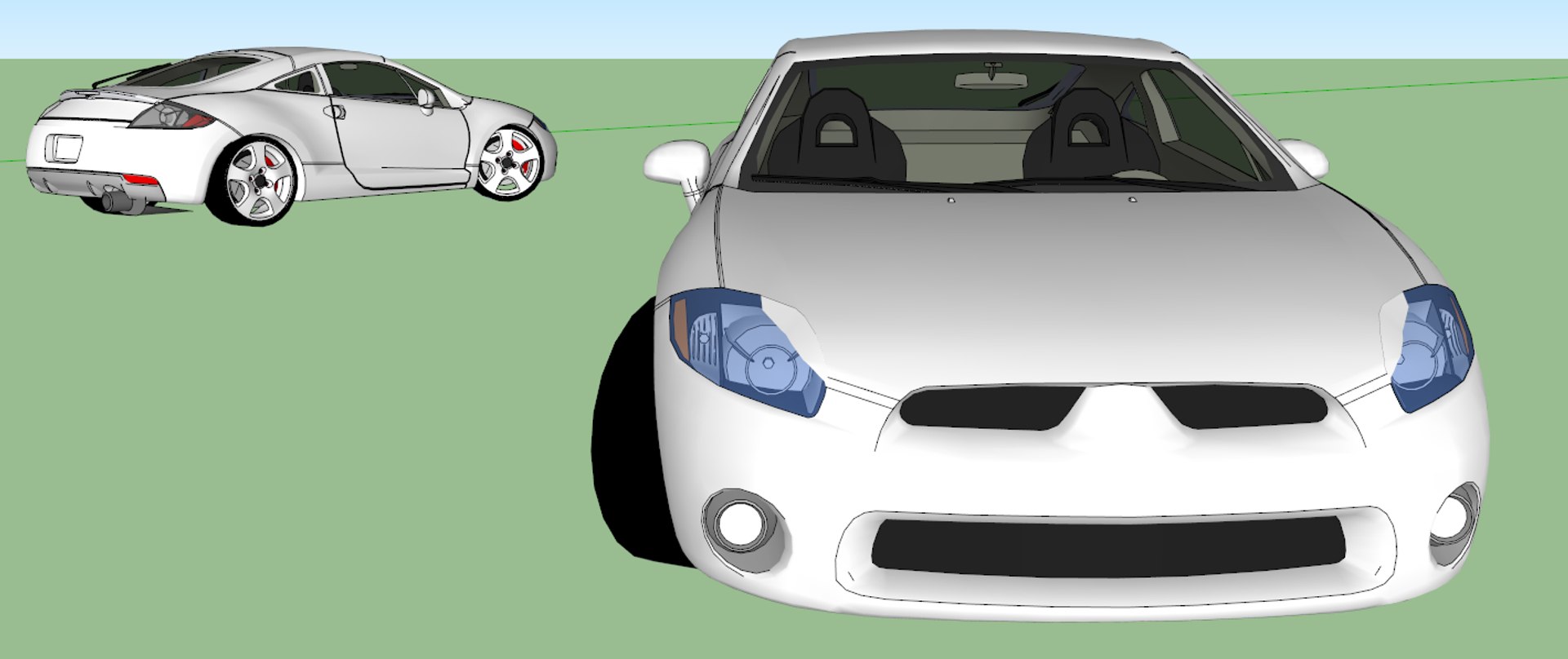 3d Mitsubishi Eclipse Model