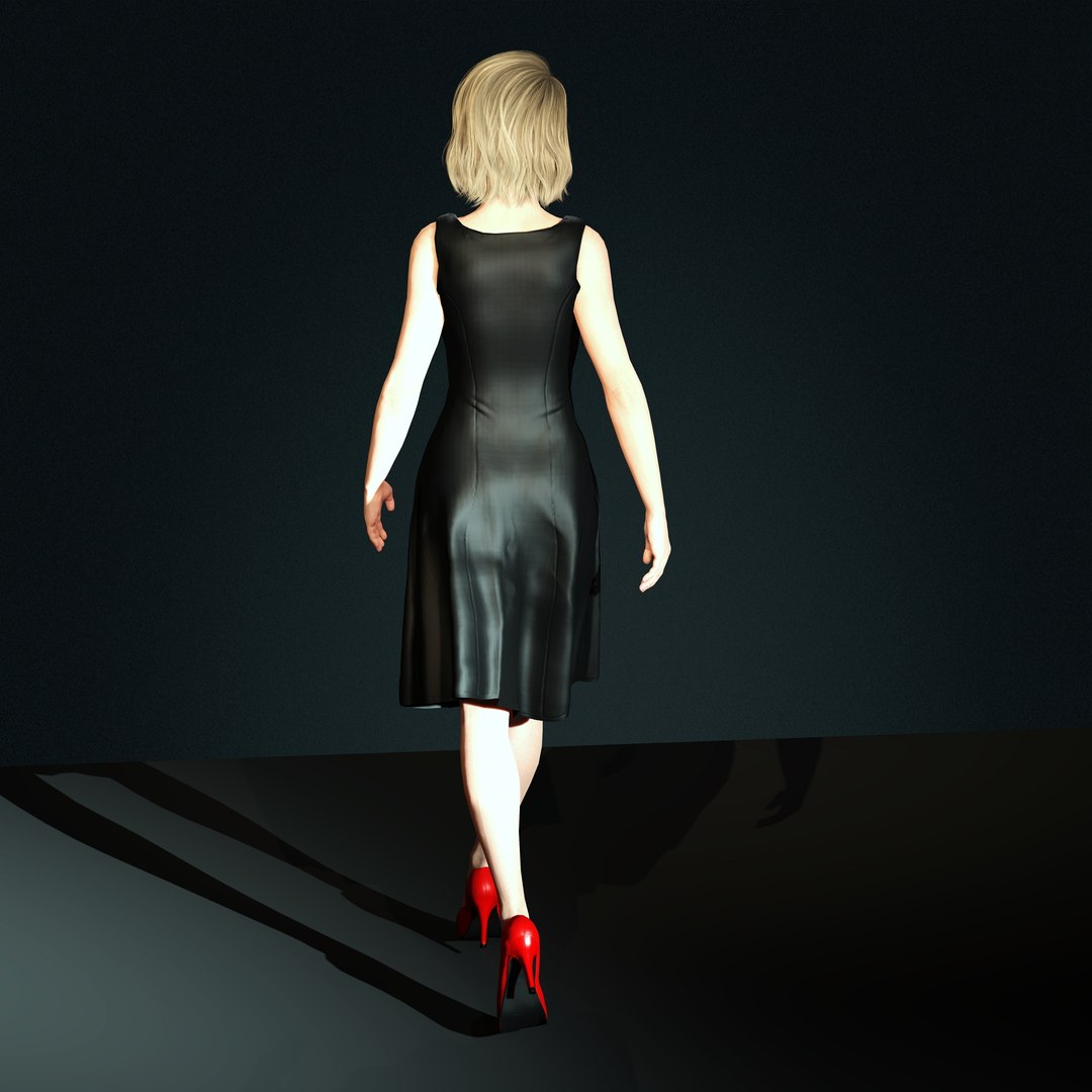 Charlize Theron 3D Model - Hyper Realistic - Low Poly 3D Model 3D Model ...