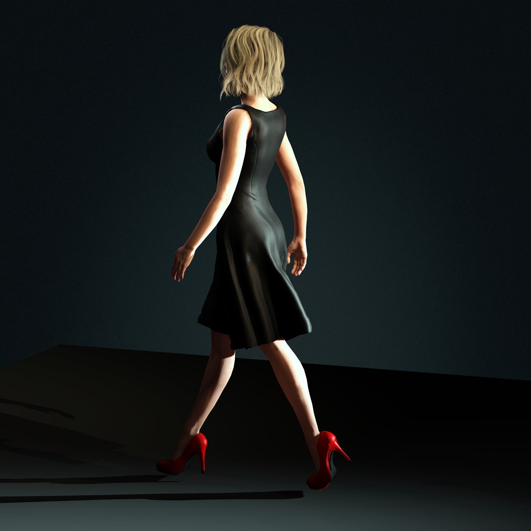 Charlize Theron 3D Model - Hyper Realistic - Low Poly 3D Model 3D Model ...