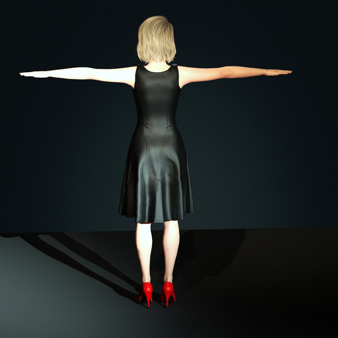 Charlize Theron 3D Model - Hyper Realistic - Low Poly 3D Model 3D Model ...