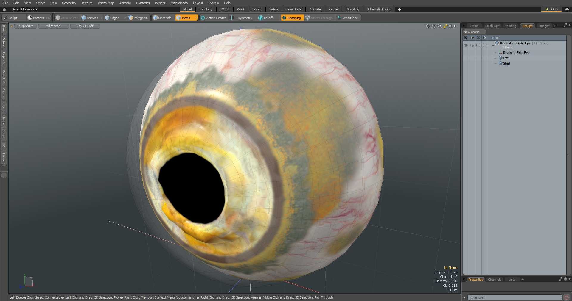 Realistic Fish Eye 3D Model - TurboSquid 2193440