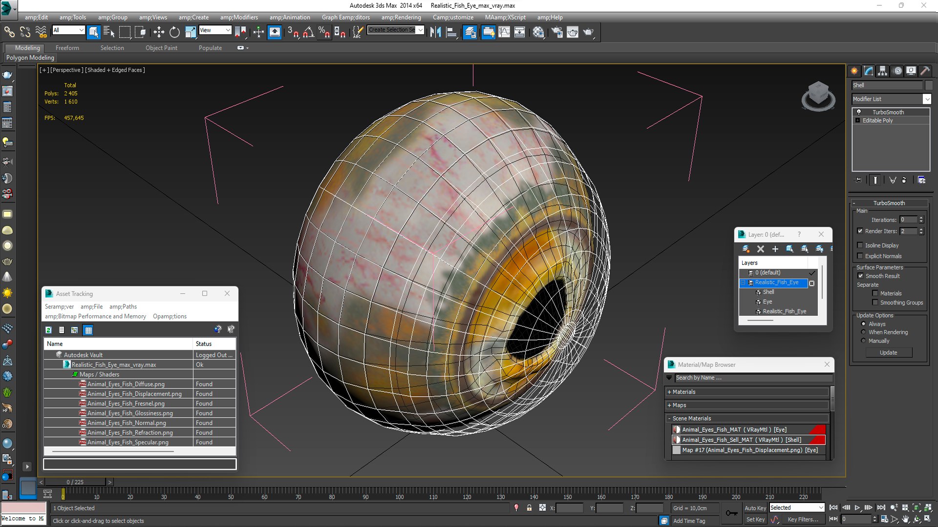 Realistic Fish Eye 3D Model - TurboSquid 2193440